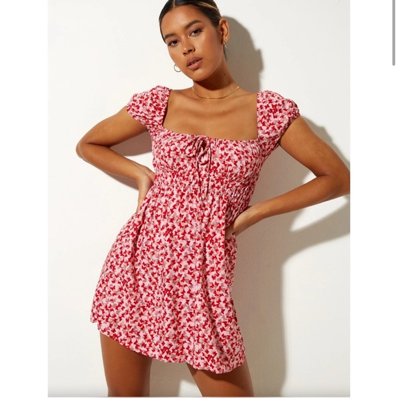 Motel Rocks | Dresses | Motel Rocks Pink Dress Butterflies Xs | Poshmark